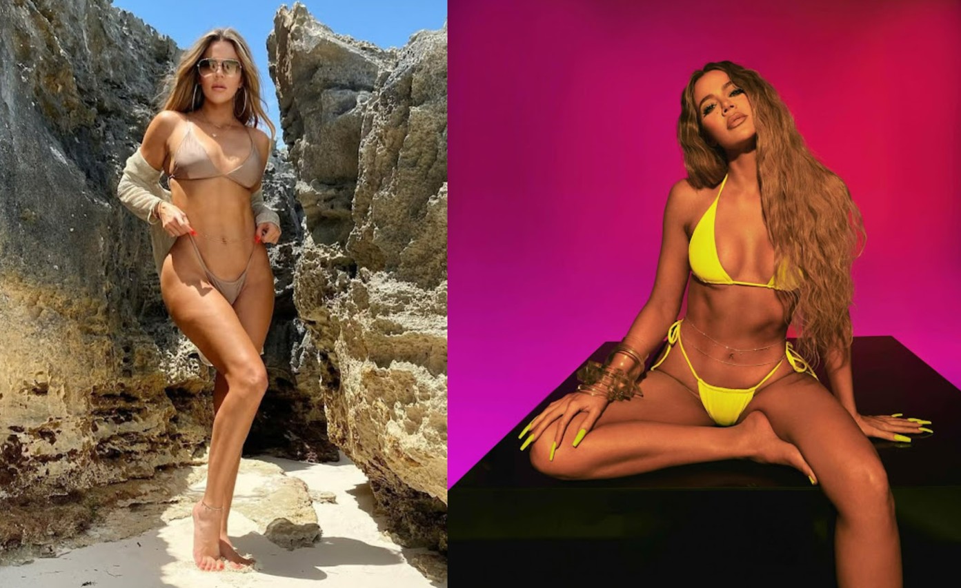 Khloe Kardashian Flaunts Curvy Figure in Stunning Bikini Photos